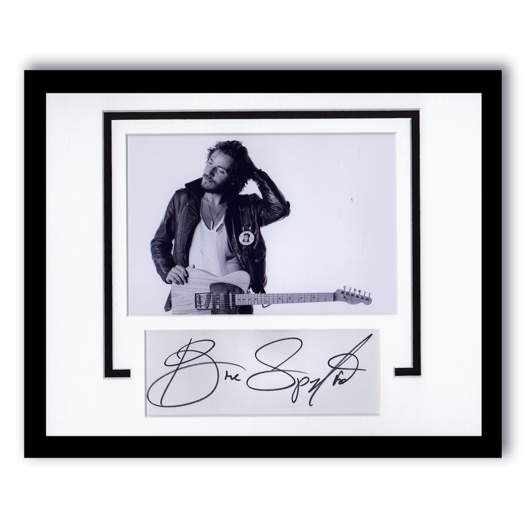 Bruce Springsteen "born to Run" AUTOGRAPH Signed Photo Framed 11x14 ...