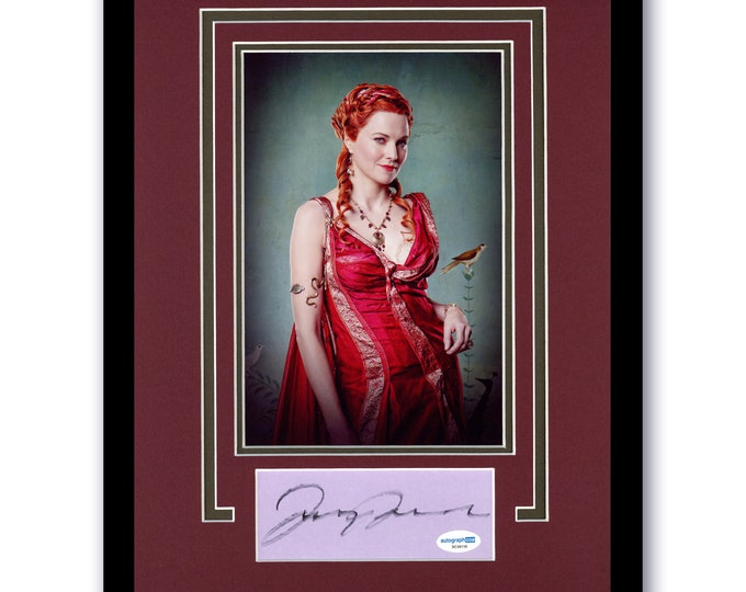 Lucy Lawless "spartacus" AUTOGRAPH Signed 'lucretia' Framed 11x14 ...