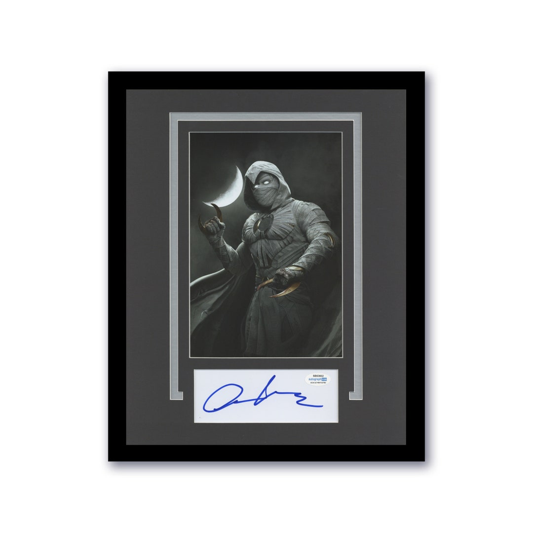 Oscar Isaac "moon Knight" AUTOGRAPH Signed Custom Framed 11x14 Display ...