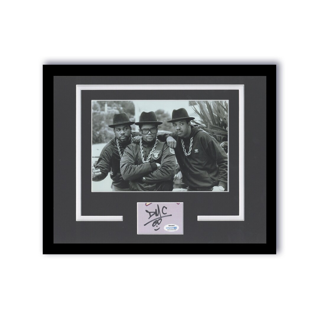 Darryl Mcdaniels "run Dmc" AUTOGRAPH Signed Custom Framed 11x14 Display ...
