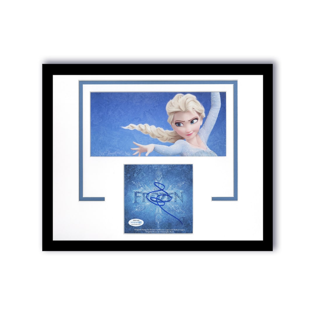 Idina Menzel "frozen" AUTOGRAPH Signed Custom Framed 11x14 Matted ...