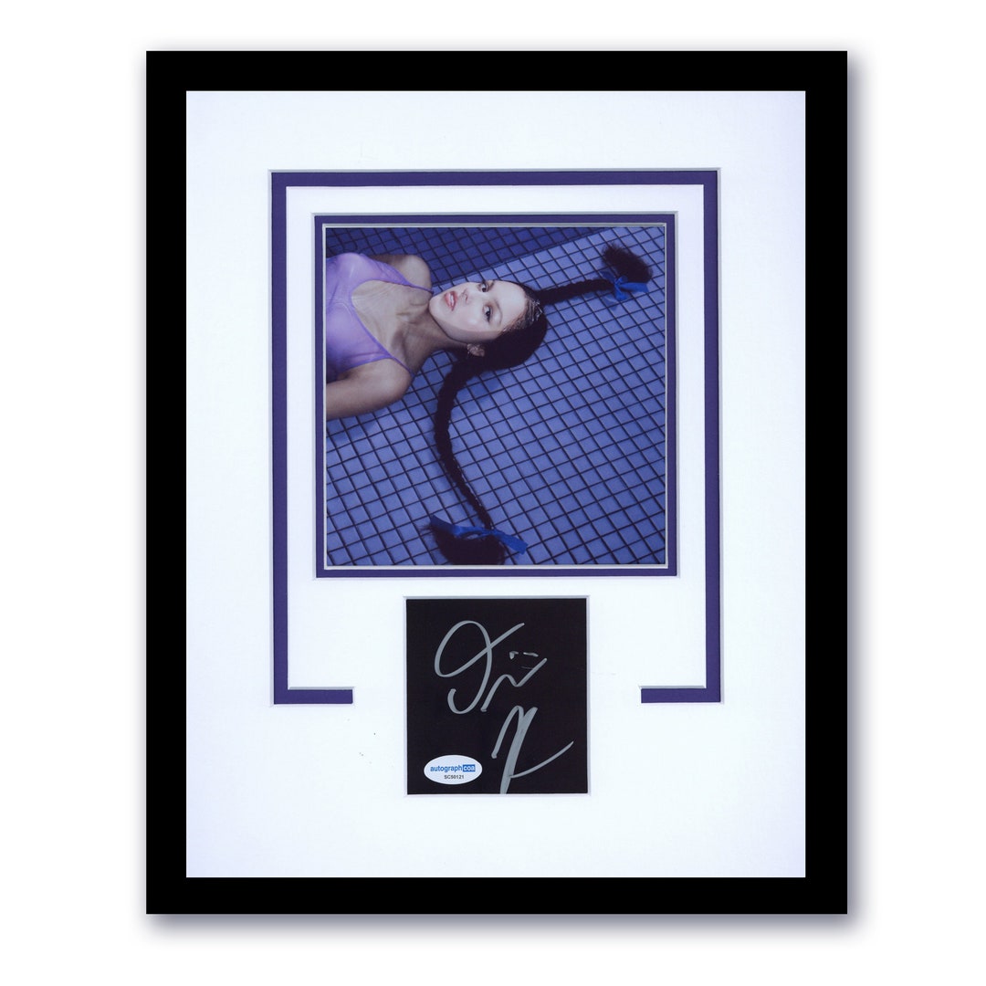 Olivia Rodrigo "guts" AUTOGRAPH Signed Custom Framed 11x14 Matted ...