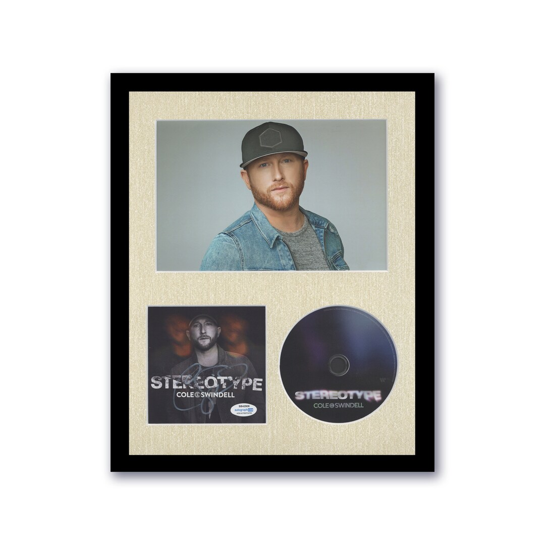 Cole Swindell "stereotype" AUTOGRAPH Signed Photo Framed 11x14 CD ...