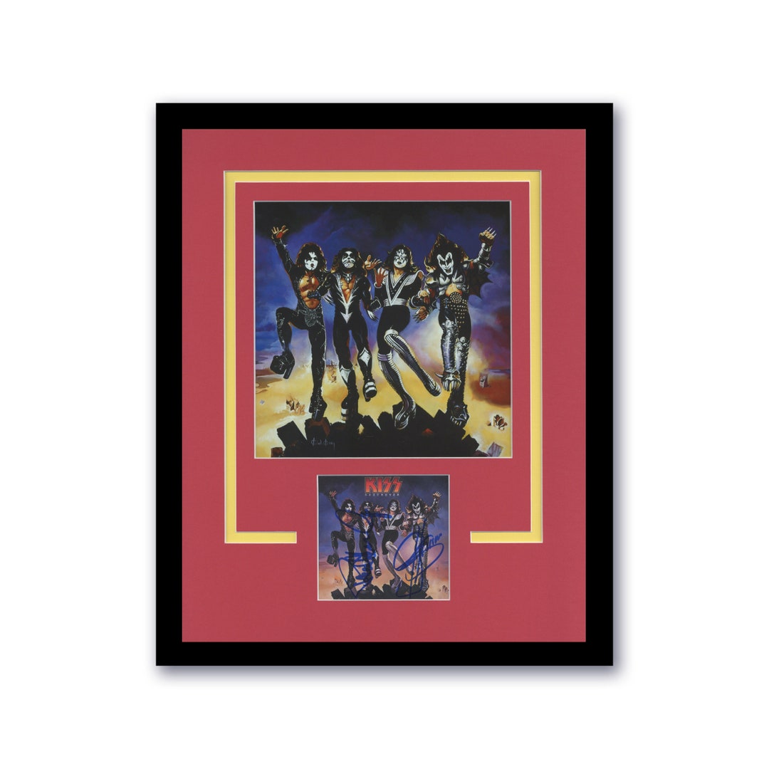 Gene Simmons & Paul Stanley "kiss" Autographs SIGNED Framed 11x14 ...