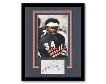 Walter Payton Autograph - Etsy