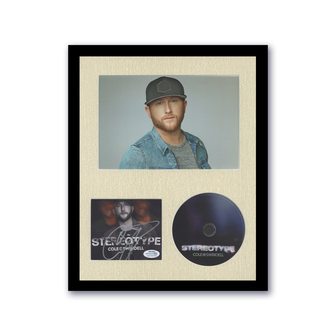 Cole Swindell "stereotype" AUTOGRAPH Signed Photo Framed 11x14 CD ...