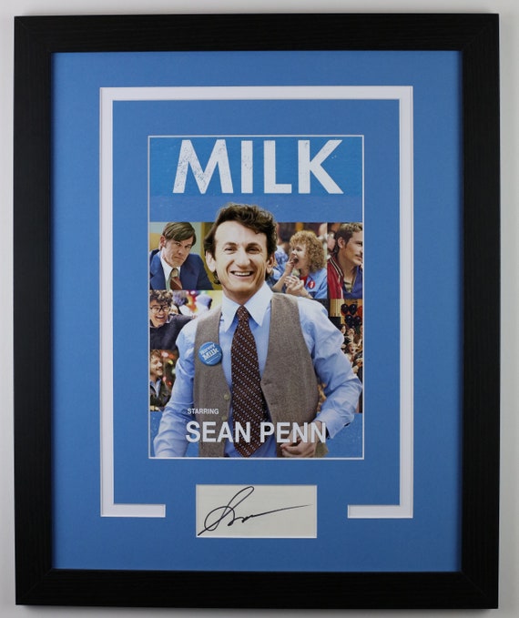 Sean Penn milk AUTOGRAPH Signed Photo Custom | Etsy