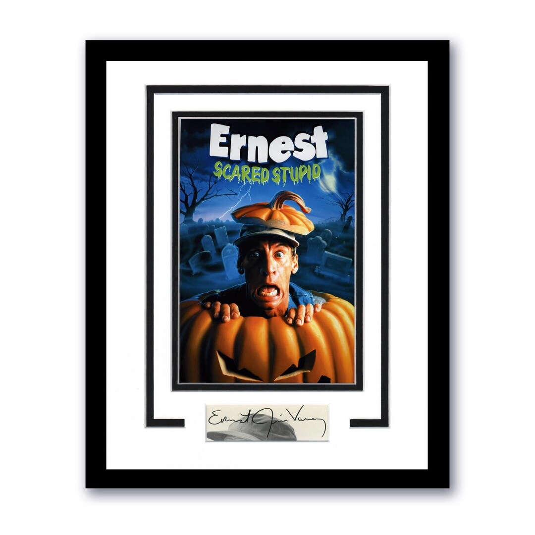 Jim Varney "ernest Scared Stupid" AUTOGRAPH Signed Framed 11x14 Display ...