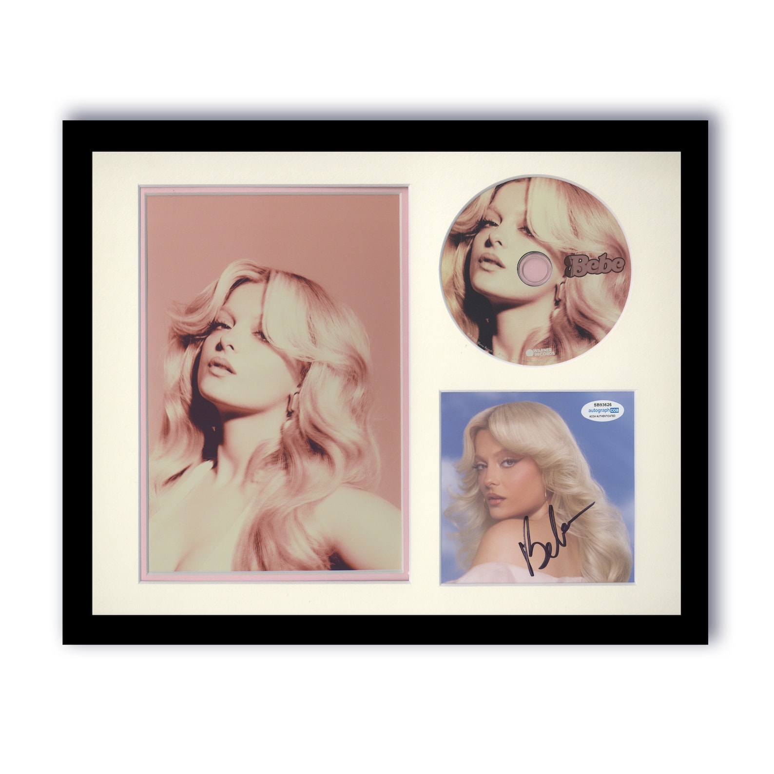 Bebe Rexha "bebe" AUTOGRAPH Signed Custom Framed 11x14 Matted CD ...
