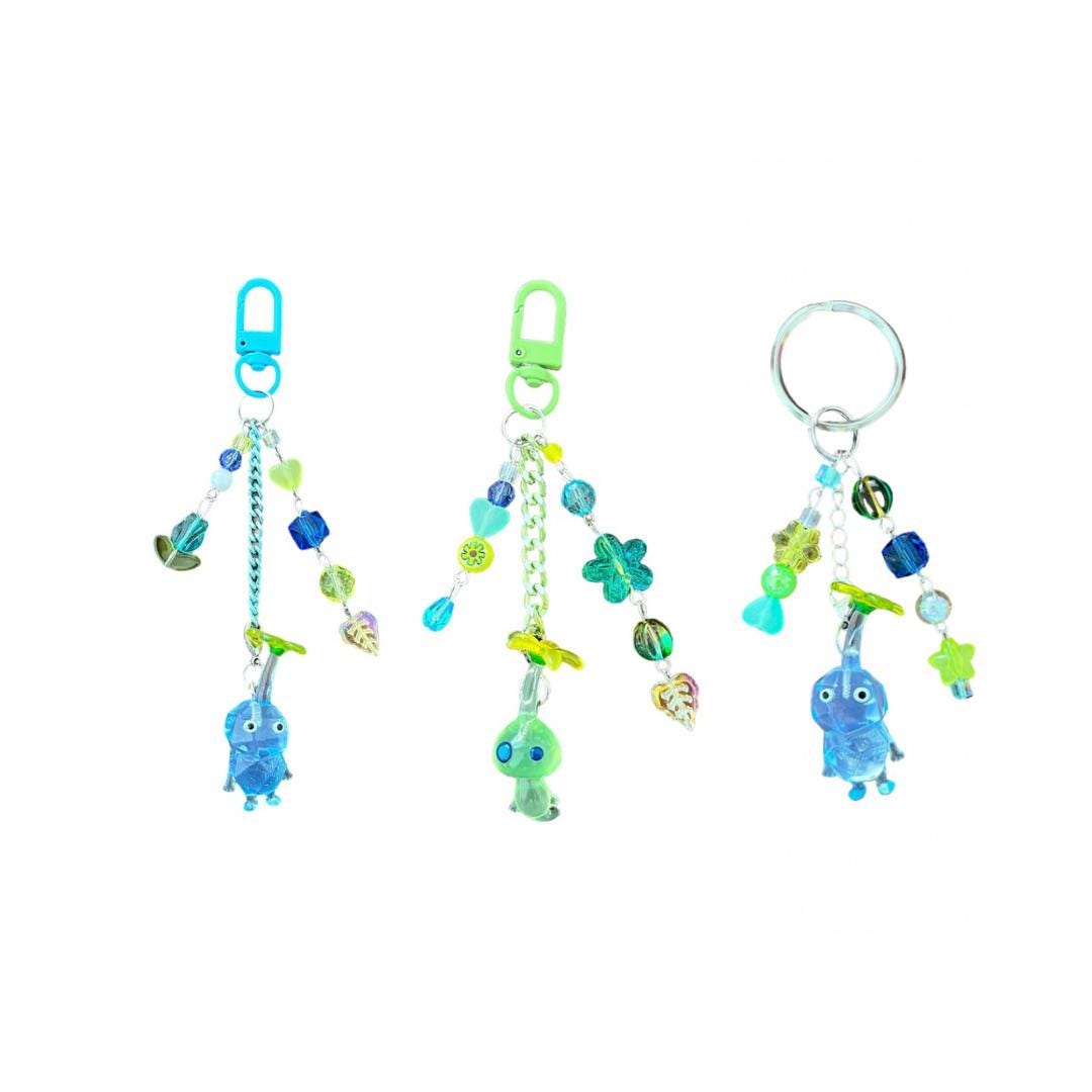 Pikmin Beaded Keychain Ice Glow Bandai Nintendo Japan Accessory 2 - Etsy