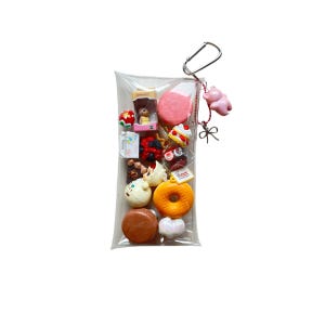 Gacha Stuffed Pouch | Miniature Japanese Snack/figure Charms ...