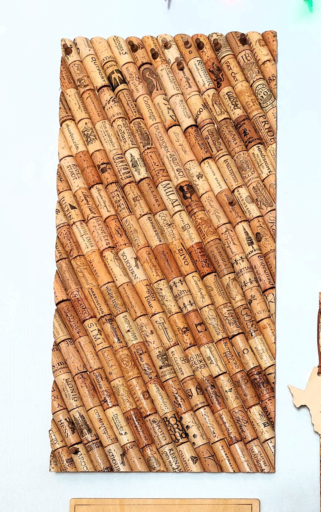 All the Right Angles Wine Cork Board - Etsy