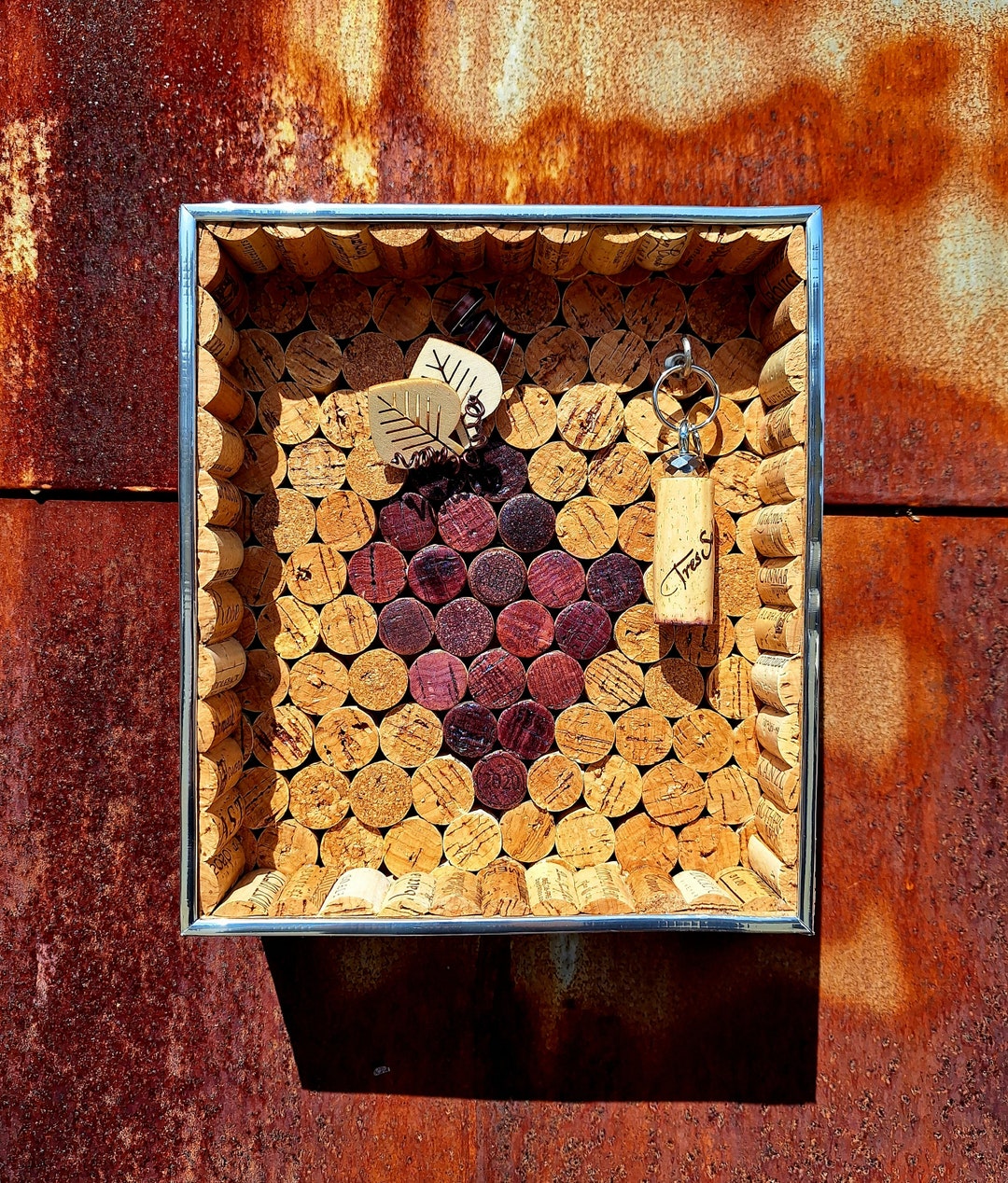 Grape Expectations Wine Cork Box Display - Etsy