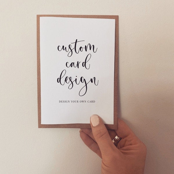Bespoke Card - Etsy UK