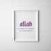 DIGITAL Printable Modern Islamic Wall Art Prints set of 3 Alhamdulillah ...