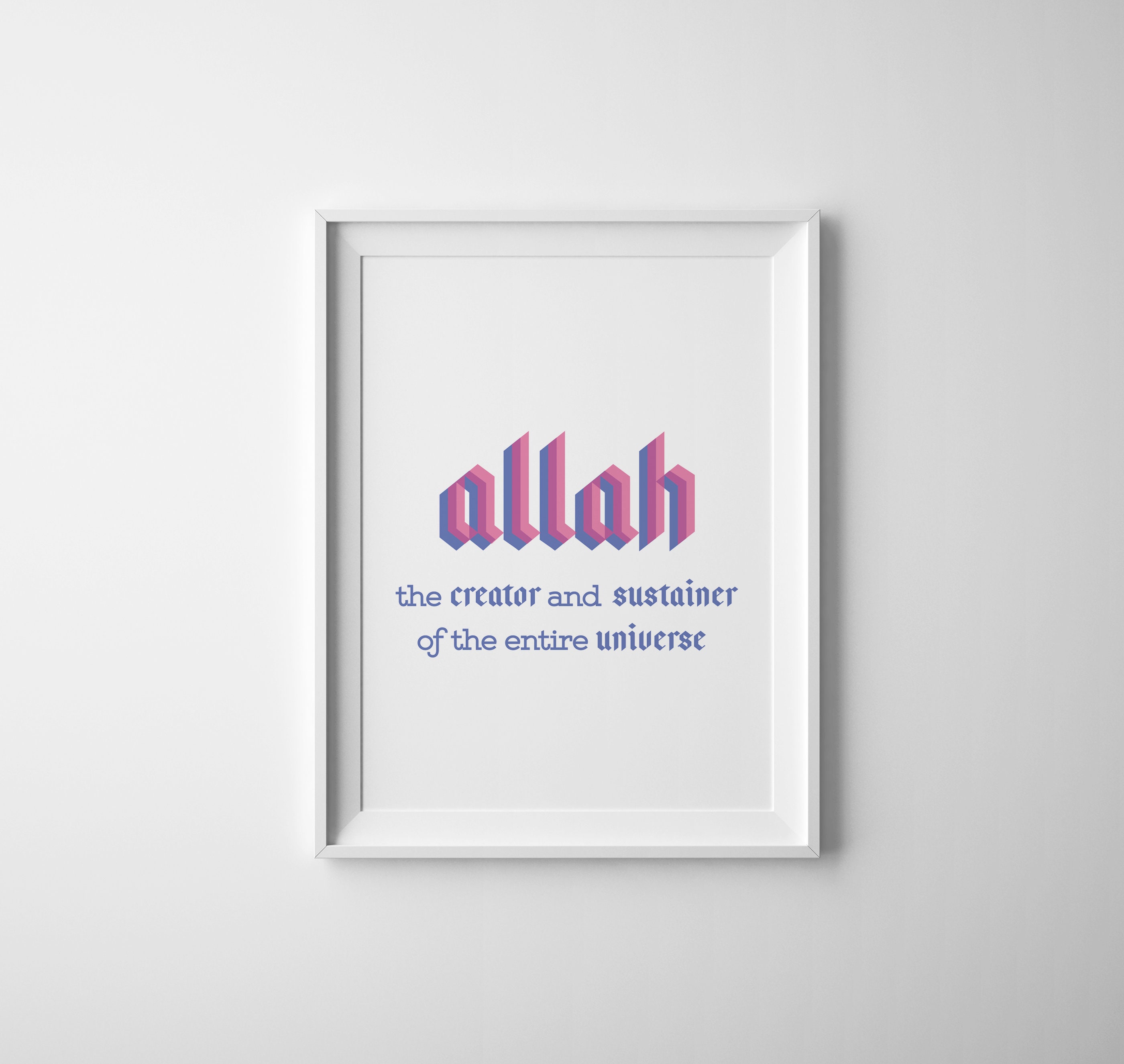 DIGITAL Printable Modern Islamic Wall Art Prints set of 3 Alhamdulillah ...