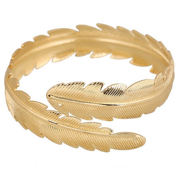 Leaf Arm Cuff - Etsy