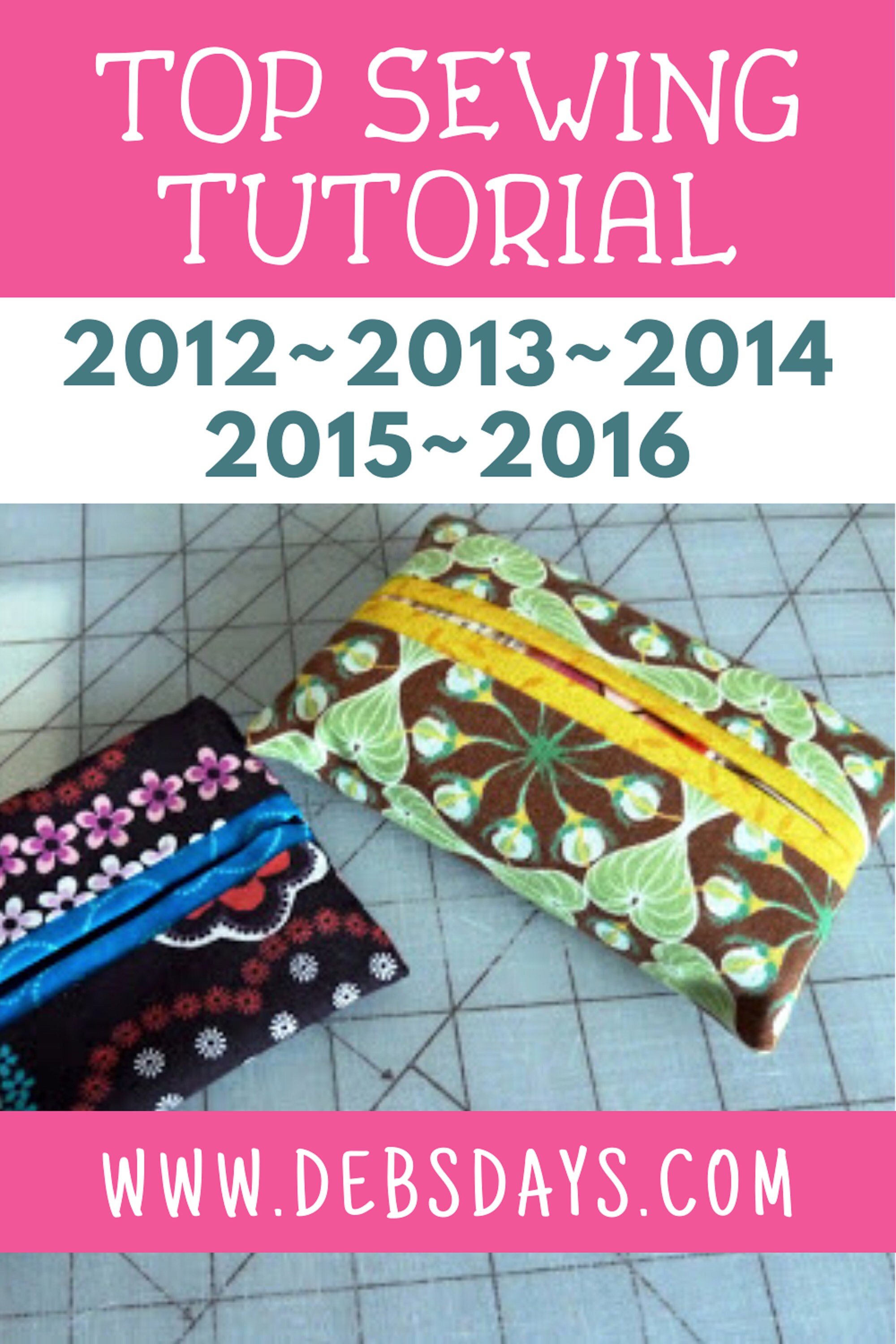 Pocket Tissue Holder PDF Sewing Pattern Digital Download - Etsy UK