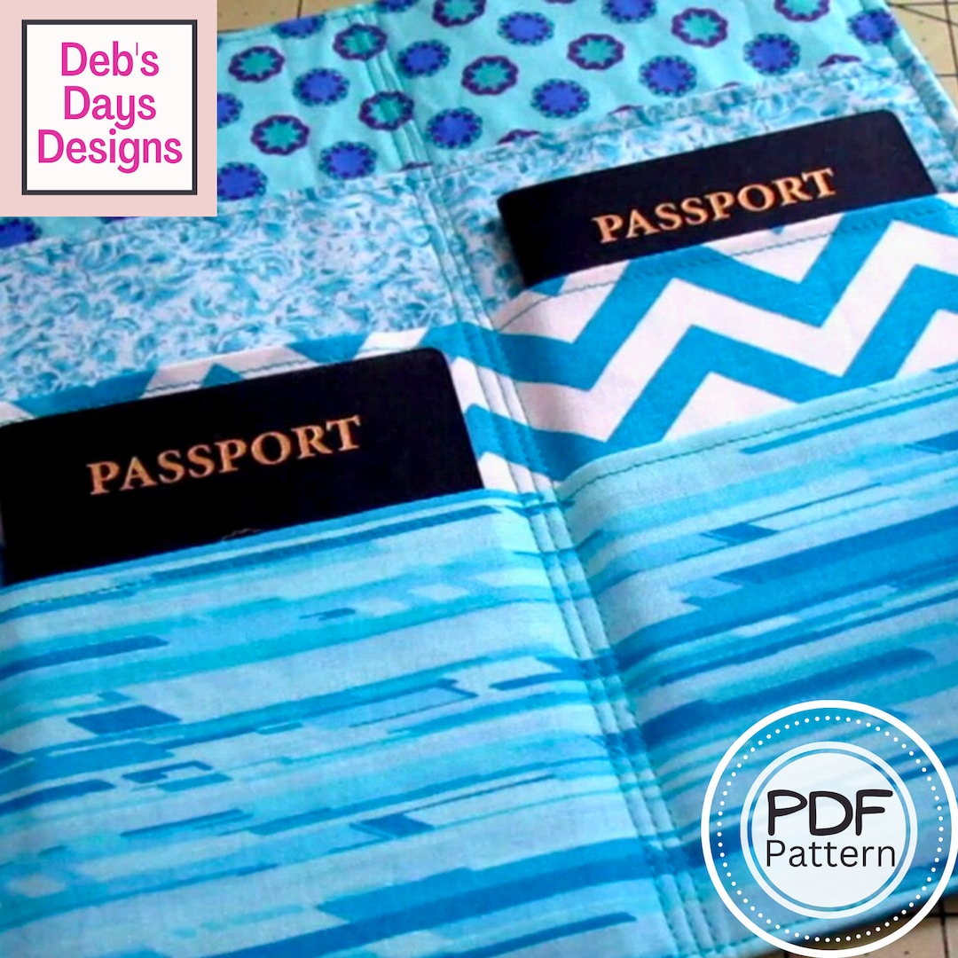 Family Passport Holder PDF SEWING PATTERN, Digital Download, How to Sew ...