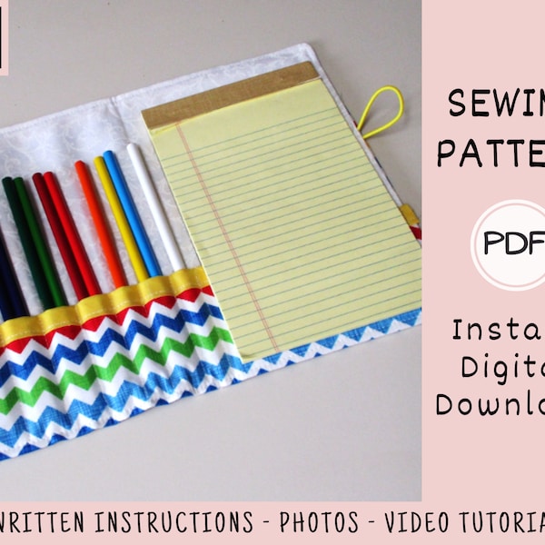 Pencil Case Sewing Pattern - Etsy