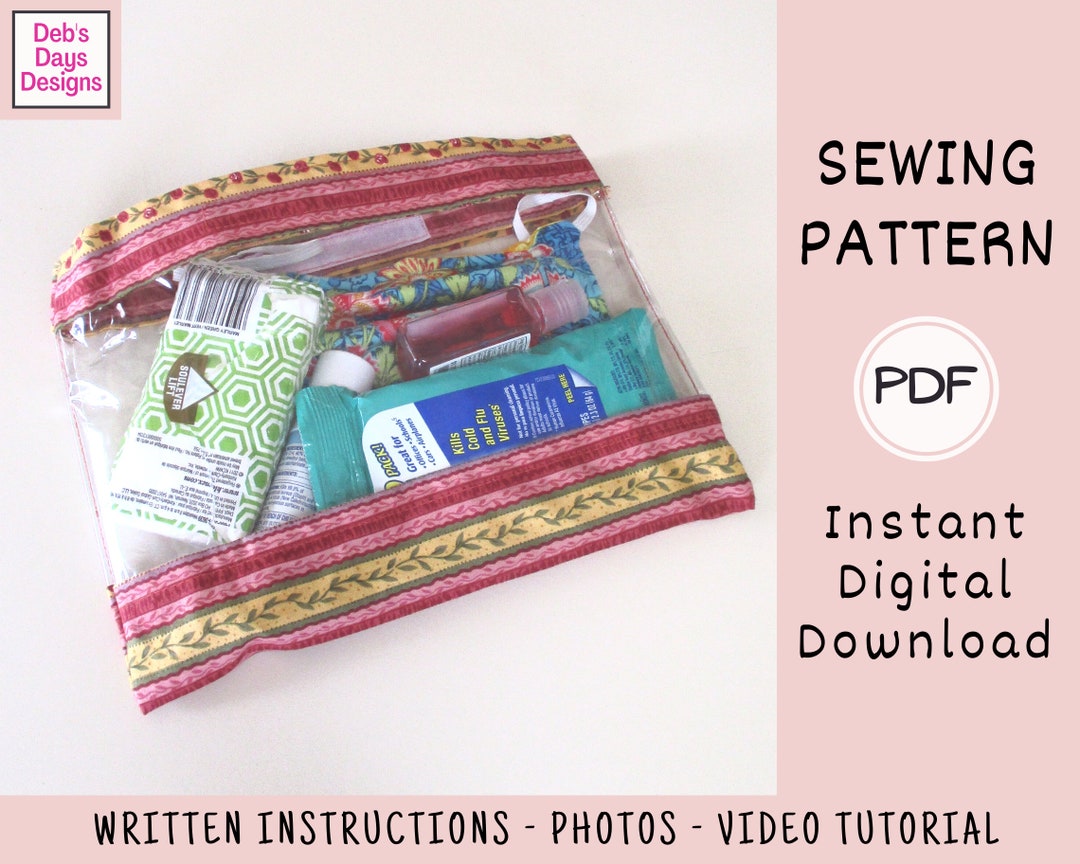Vinyl Storage Bag PDF Sewing PATTERN Digital Download Make - Etsy
