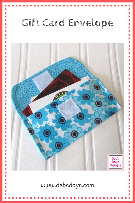 Patterns Kits & How To Gift Card Wallet PDF Pattern etna.com.pe