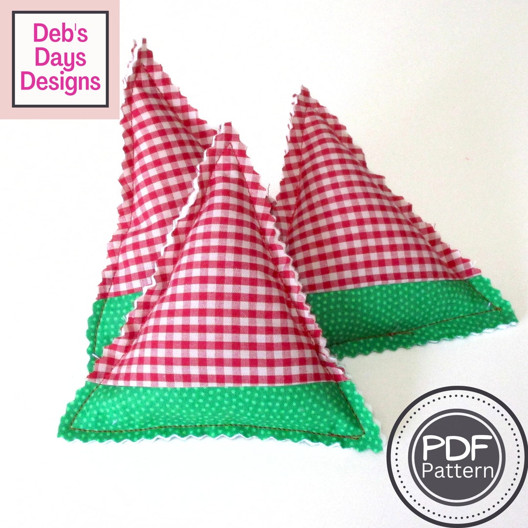 Fabric Watermelons PDF SEWING PATTERN, Digital Download, How to Make ...
