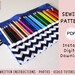Roll-up Pencil Holder PDF SEWING PATTERN, Digital Download, How to Make ...