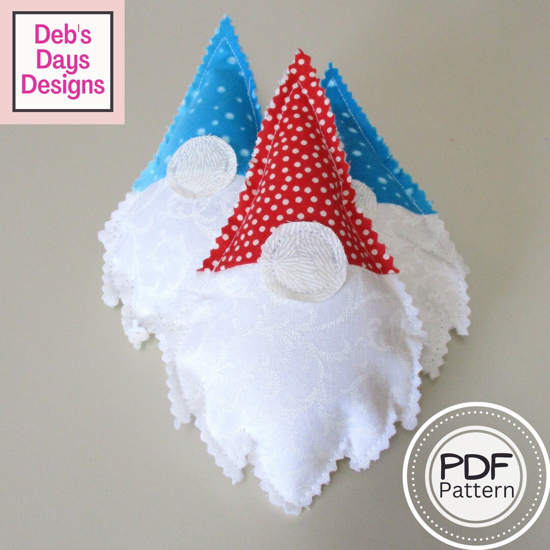 Gnomes PDF SEWING PATTERN, Digital Download, How to Make Handmade ...