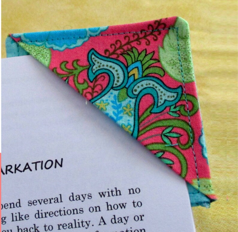 Corner Bookmark PDF Sewing PATTERN Instant Digital Download | Etsy