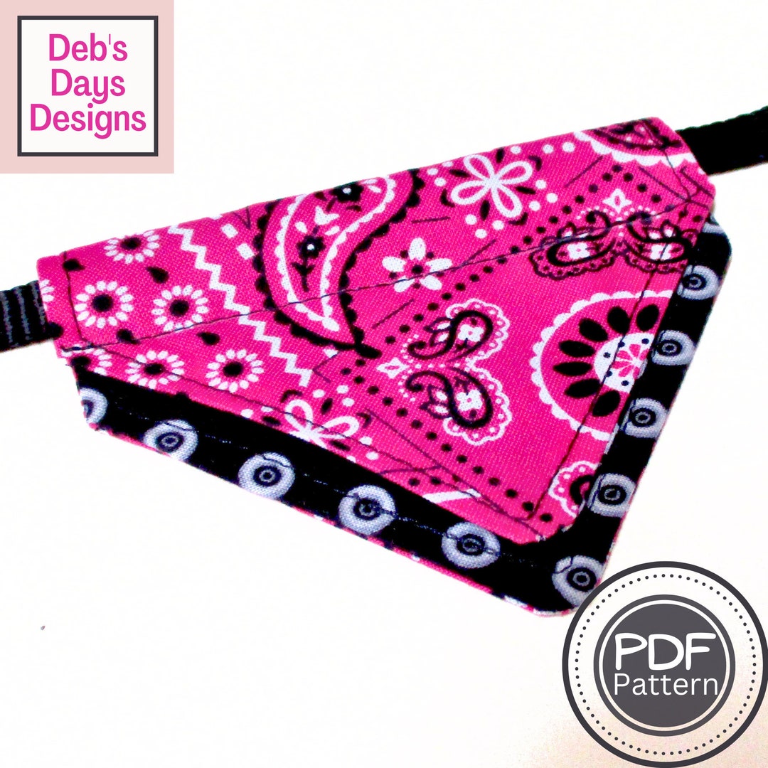 Cat Bandana PDF SEWING PATTERN, Digital Download, How to Make an Over ...
