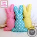 Fabric Rabbits PDF SEWING PATTERN, Digital Download, How to Make ...