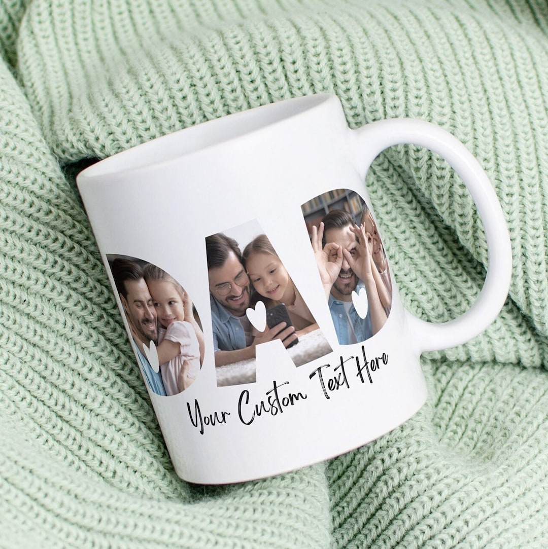 Picture Mug for DAD Personalized Photo Mug for Dad Custom - Etsy