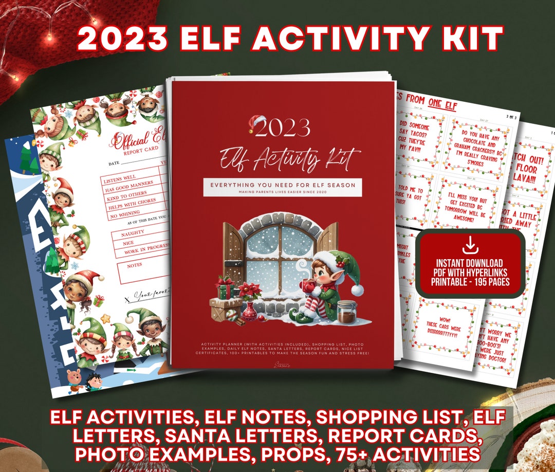 Ultimate Christmas Elf Kit – 30+ Day Guidebook With More Than 75 ...