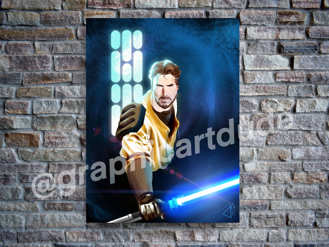 Star Wars Jedi Knight Kyle Katarn Printable Art Bundle | Desktop ...