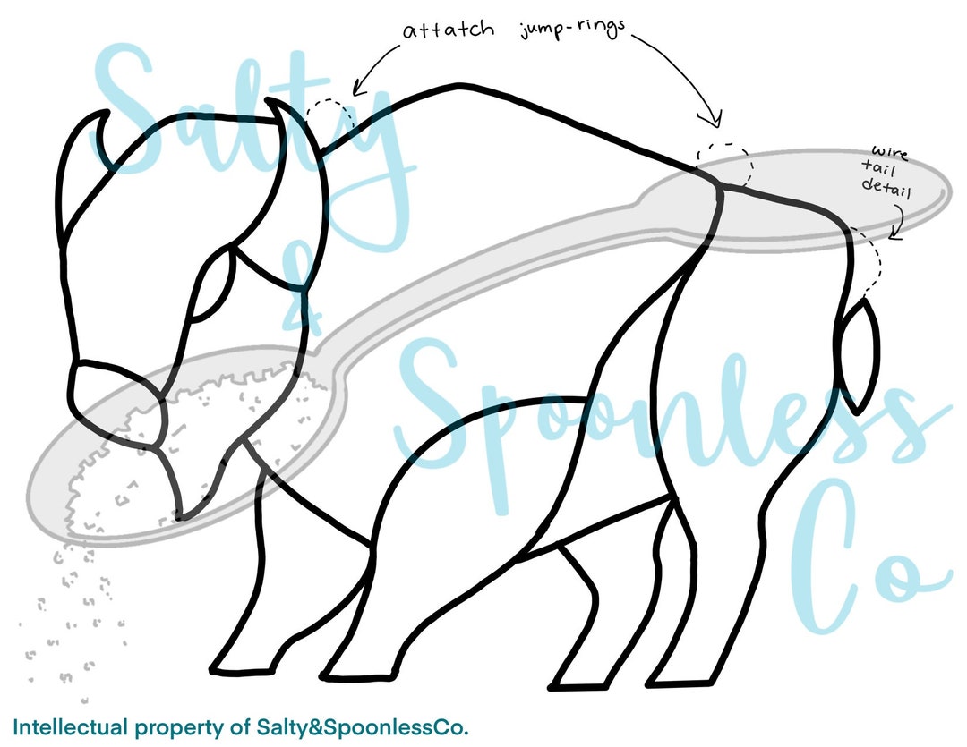 Buffalo Stained Glass Pattern - Etsy