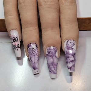 I Like Bad Boys Serial Killer Press on Nails/fake Nails/glue on Nails ...