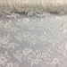 Ivory Flower Design Embroidered on Mesh Lace Fabric Floral - Etsy