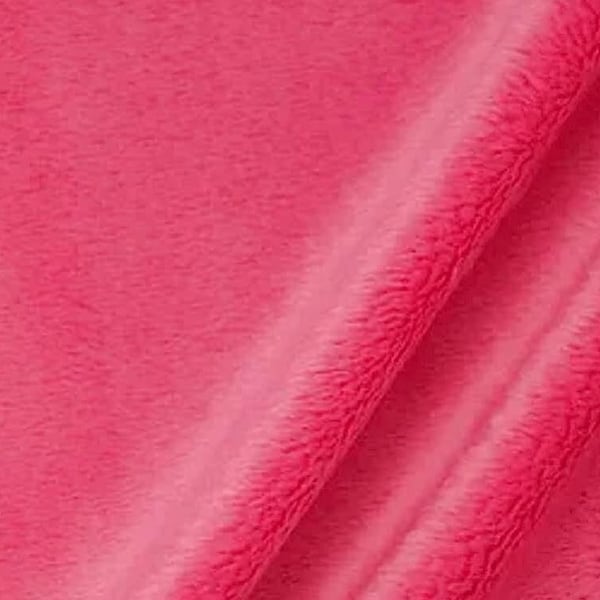 Hot Pink Minky Dot - Etsy