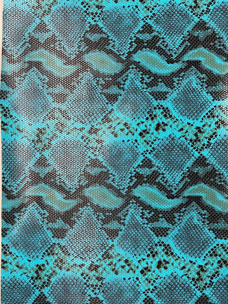 Carribean Python Snake Vinyl Fabric by the Yard Upholstery - Etsy