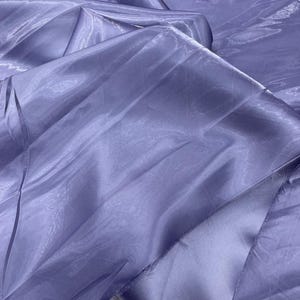 Periwinkle Liquid Crystal Satin Fabric: Ultra Glossy Bridal Satin by ...