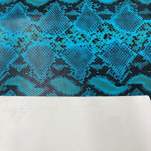 Carribean Python Snake Vinyl Fabric - by the Yard Upholstery Purses ...
