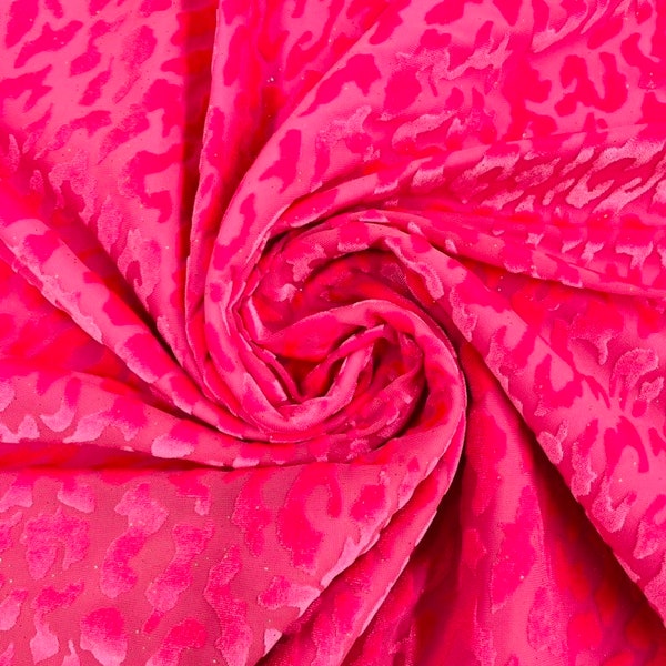 Leopard Fabric Velvet - Etsy