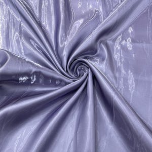 Periwinkle Liquid Crystal Satin Fabric: Ultra Glossy Bridal Satin by ...