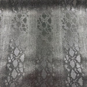 Black Faux Viper Snake Skin Vinyl-faux Leather-3d Scales-sold Vinyl for ...