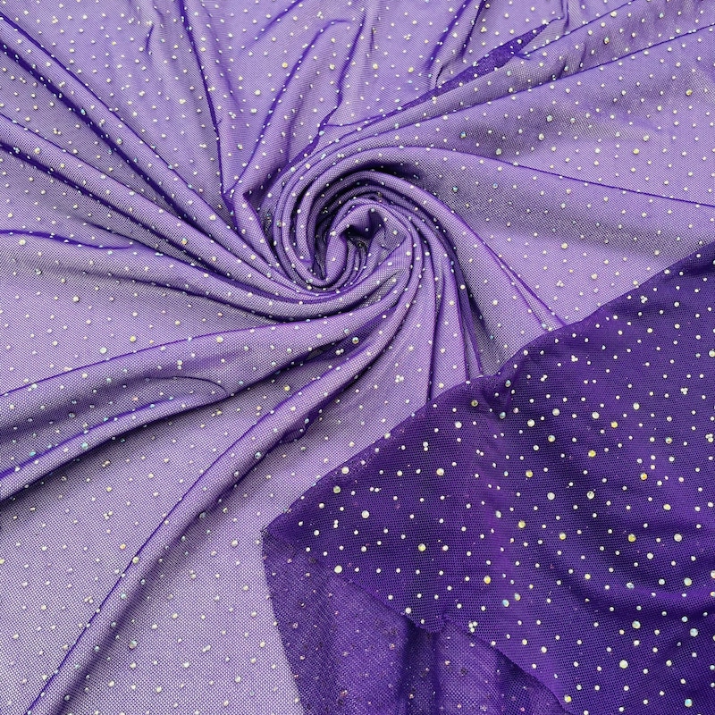 Purple Crystal Fabric - Etsy