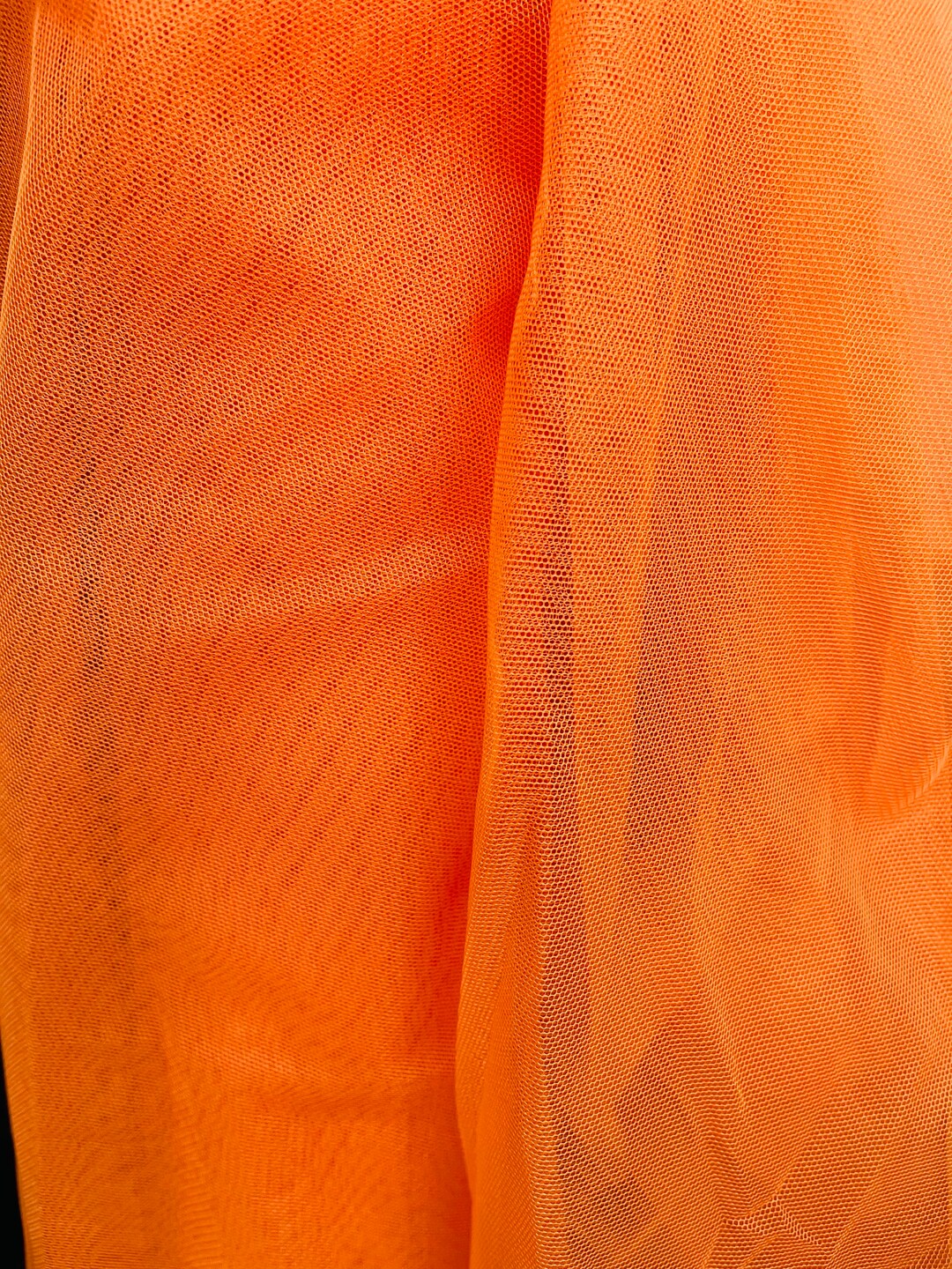 Illusion Mesh Fabric | Orange | 60" Wide, Sold by the Yard - Etsy