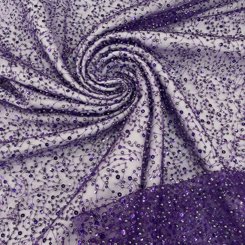 Purple Mesh Fabric - Etsy