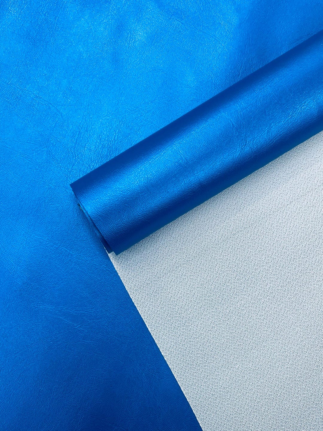 Metallic Blue Marine Vinyl Fabric: Waterproof Pleather Upholstery - 54 ...