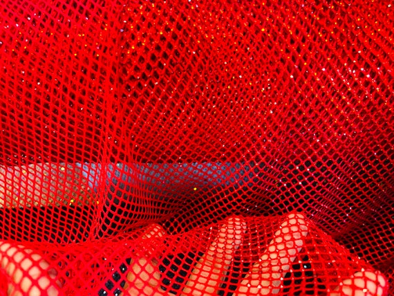 Mesh Fabric Red